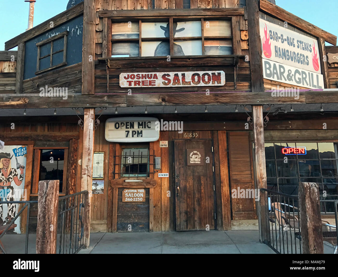 Joshua Tree Saloon in CA Stock Photo - Alamy