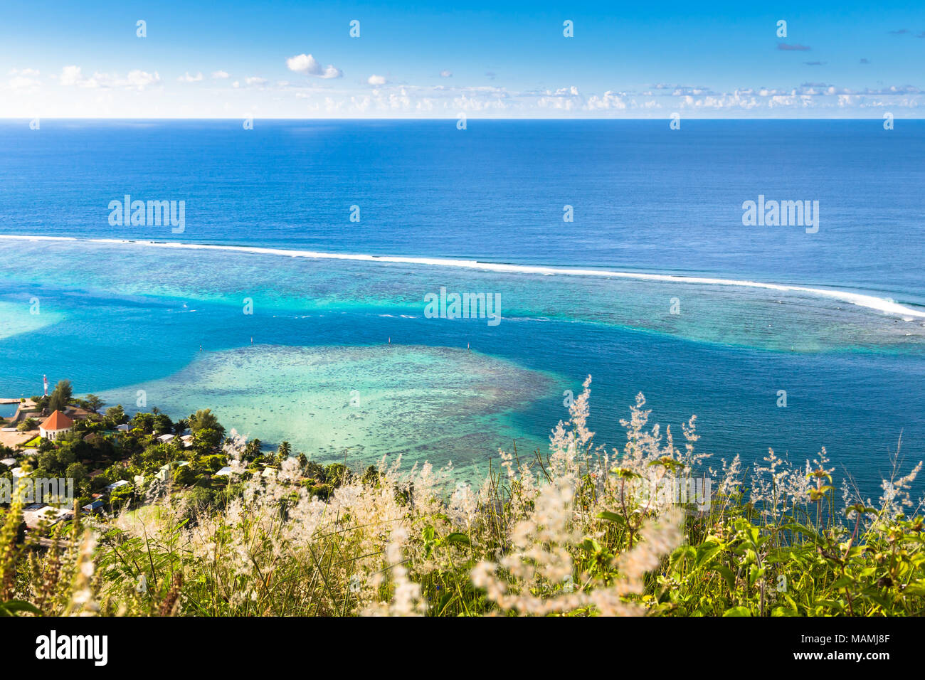 Moorea Island in the French Polynesia Stock Photo - Alamy