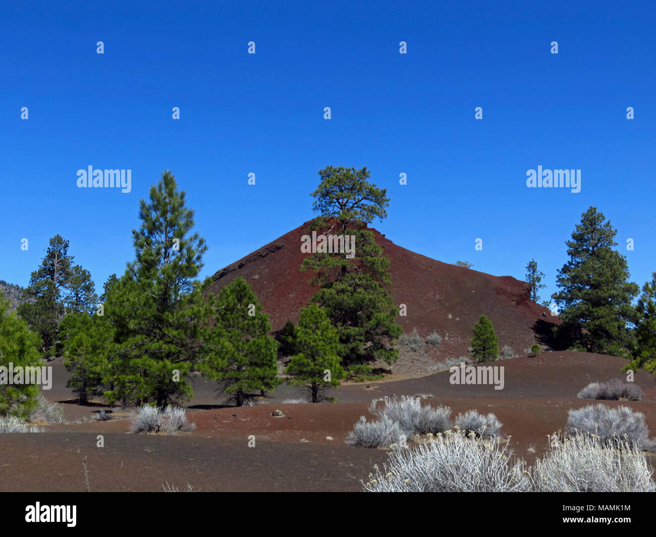 Sunset Crater Volcano NM in AZ Stock Photo - Alamy