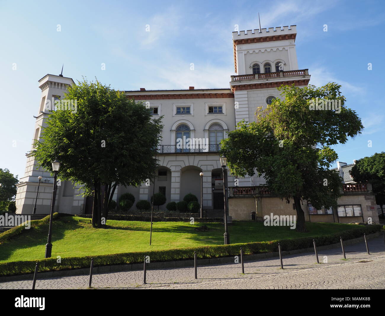 Sulkowski Castle in historical city center of Bielsko-Biala in Poland ...