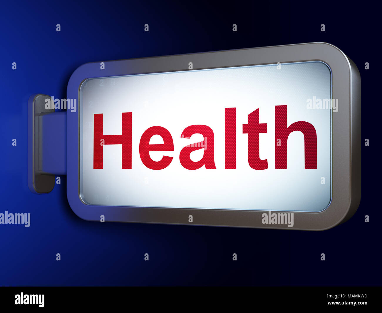 Health concept: Health on billboard background Stock Photo - Alamy
