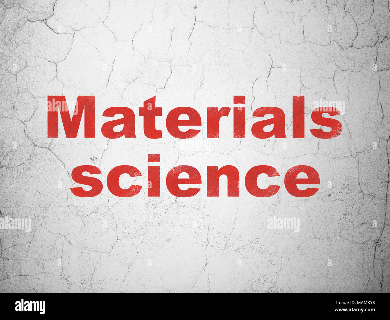Science concept: Materials Science on wall background Stock Photo - Alamy