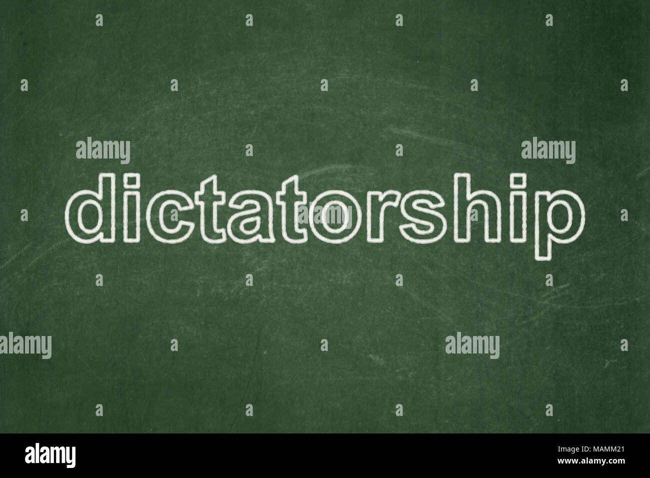 Political concept: Dictatorship on chalkboard background Stock Photo ...