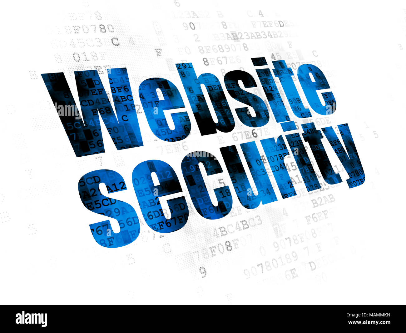 Web design concept: Website Security on Digital background Stock Photo ...