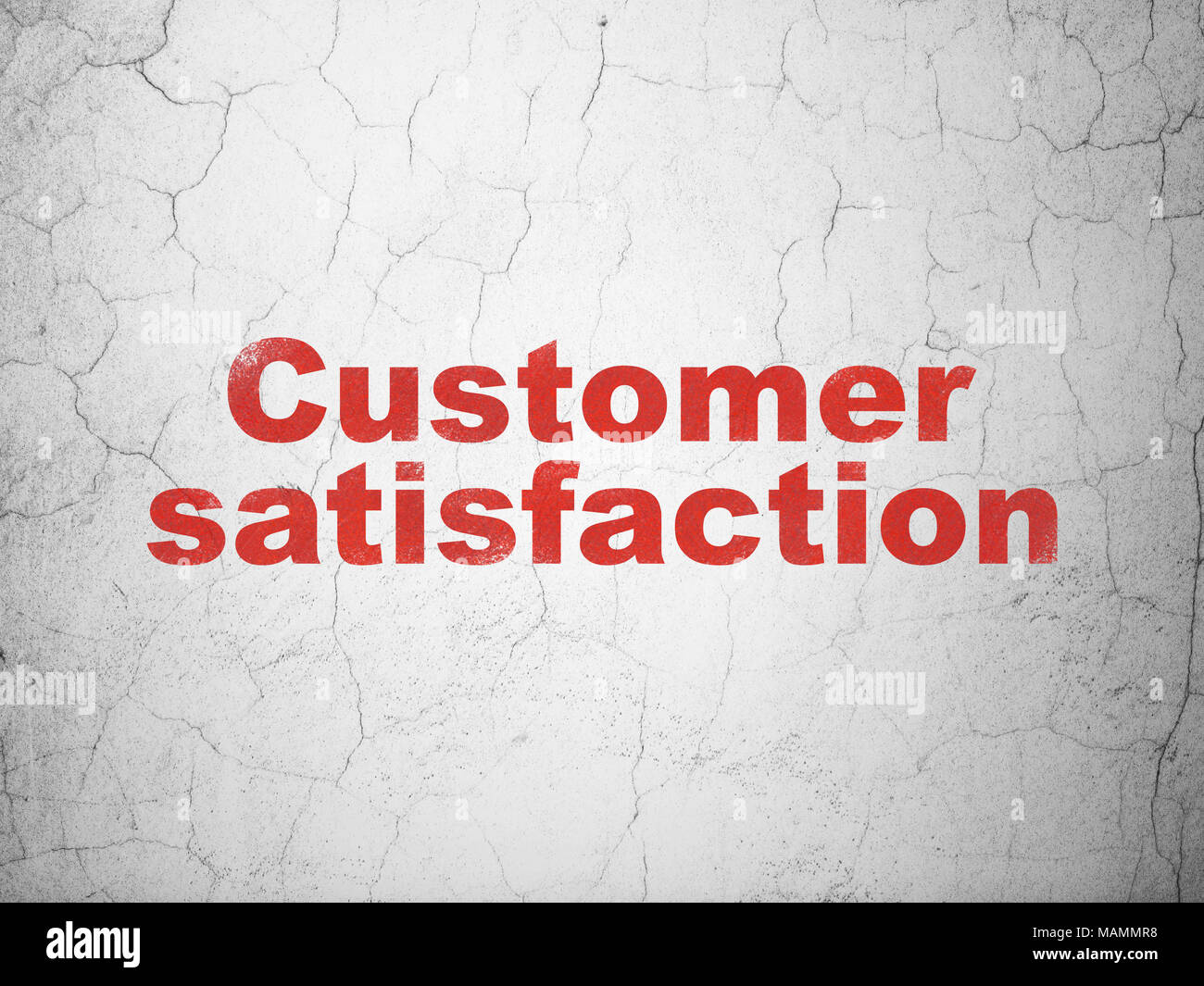 Marketing concept: Customer Satisfaction on wall background Stock Photo ...