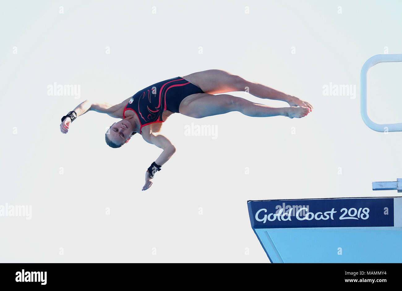 Team England's Robyn Birch during at training session at the Optus ...