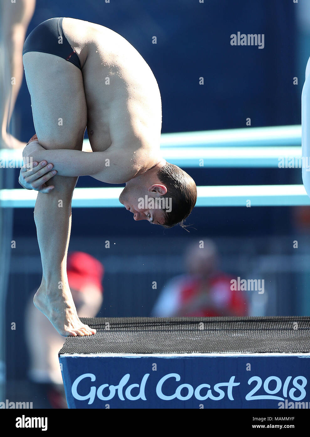 Team England's Tom Daley during at training session at the Optus ...