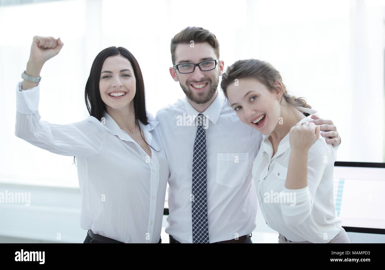portrait of young successful business people Stock Photo - Alamy