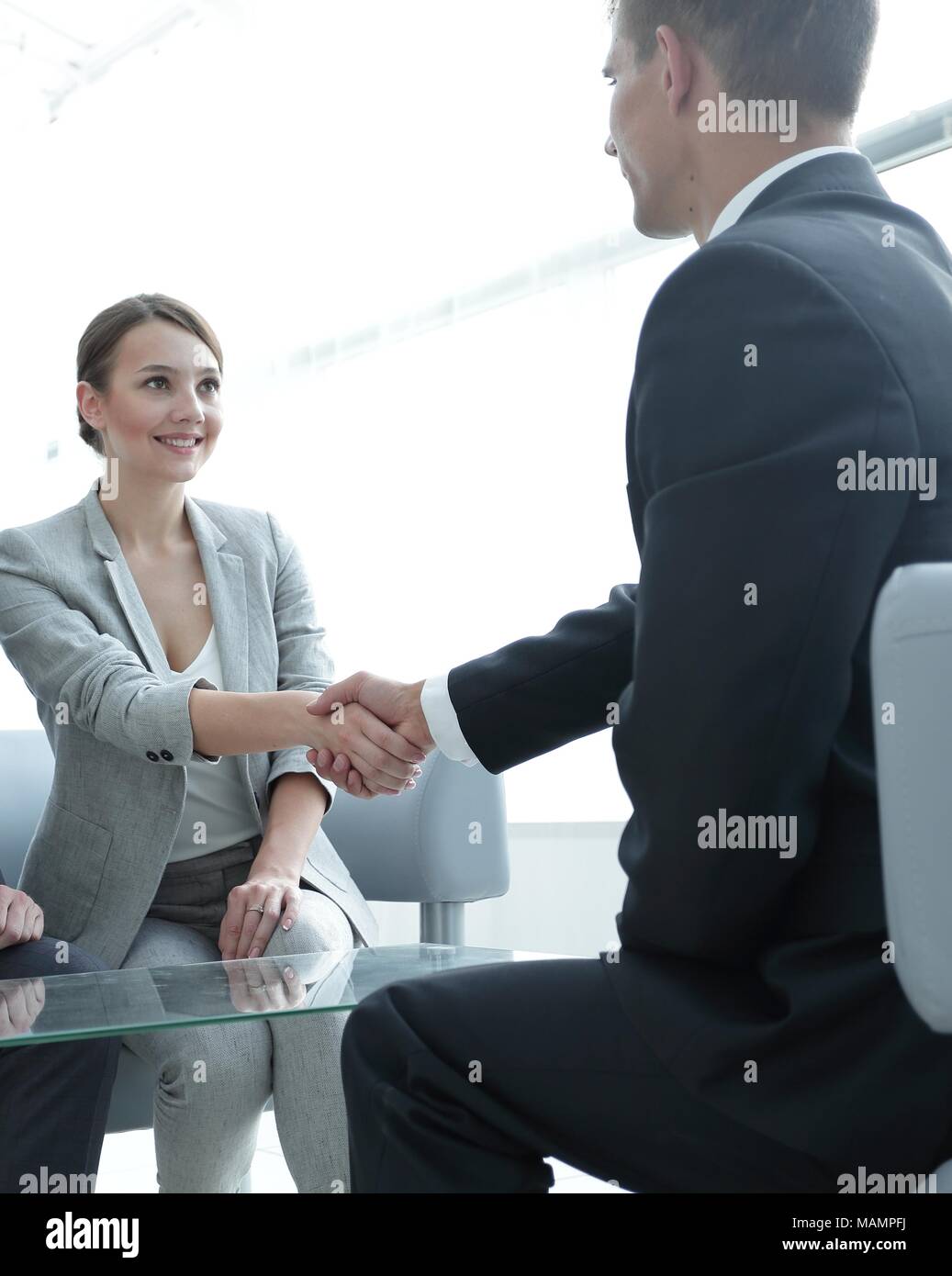 confident handshake business partners Stock Photo - Alamy