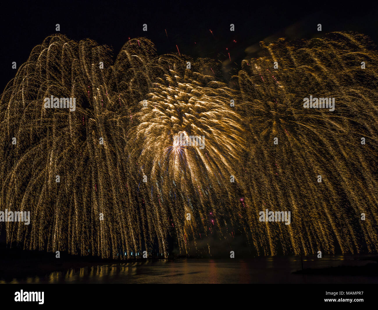 Irvine Illumination Fireworks 2017 Stock Photo - Alamy
