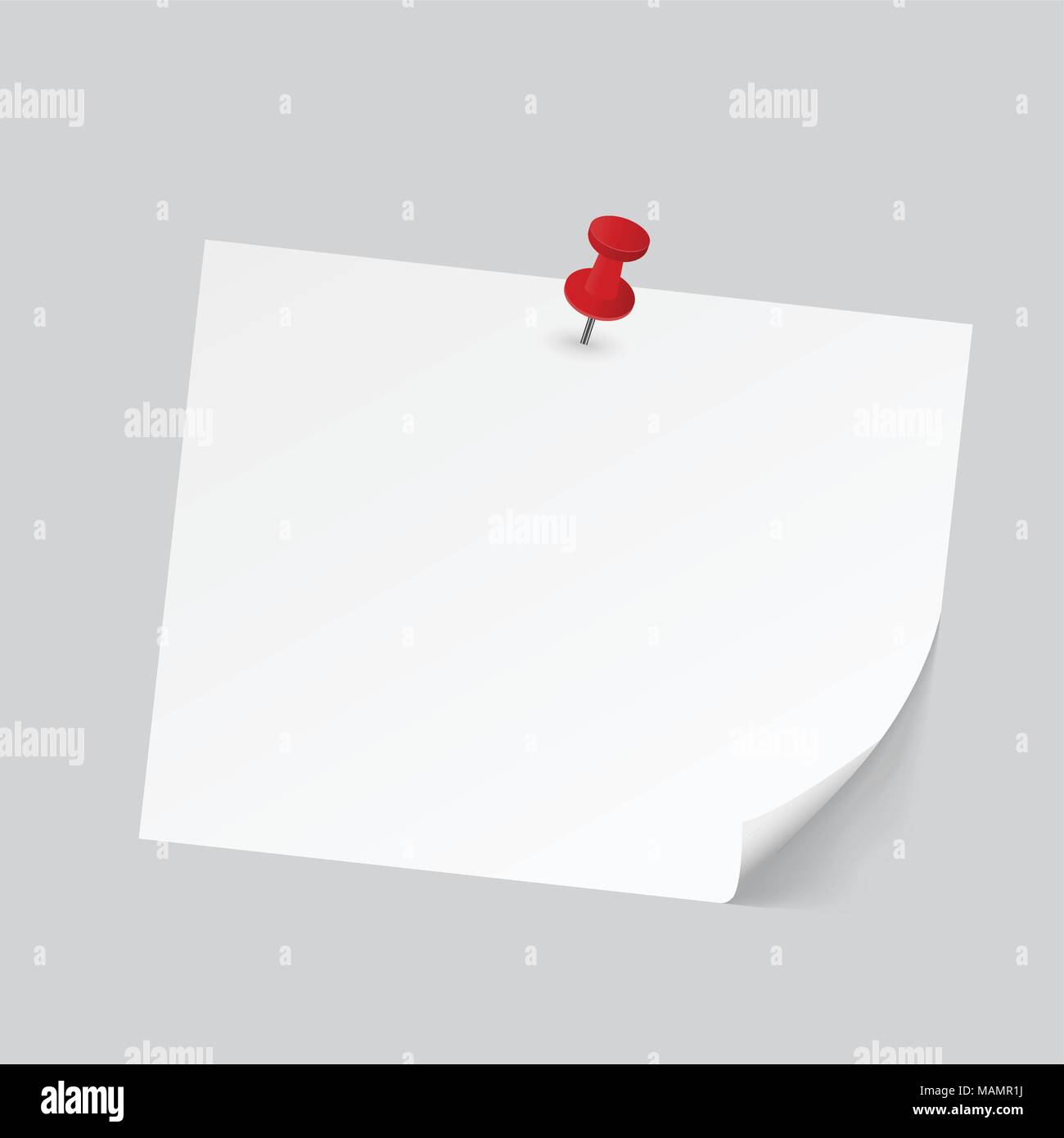 Stick note paper art style with Color set Isolate on white background ...