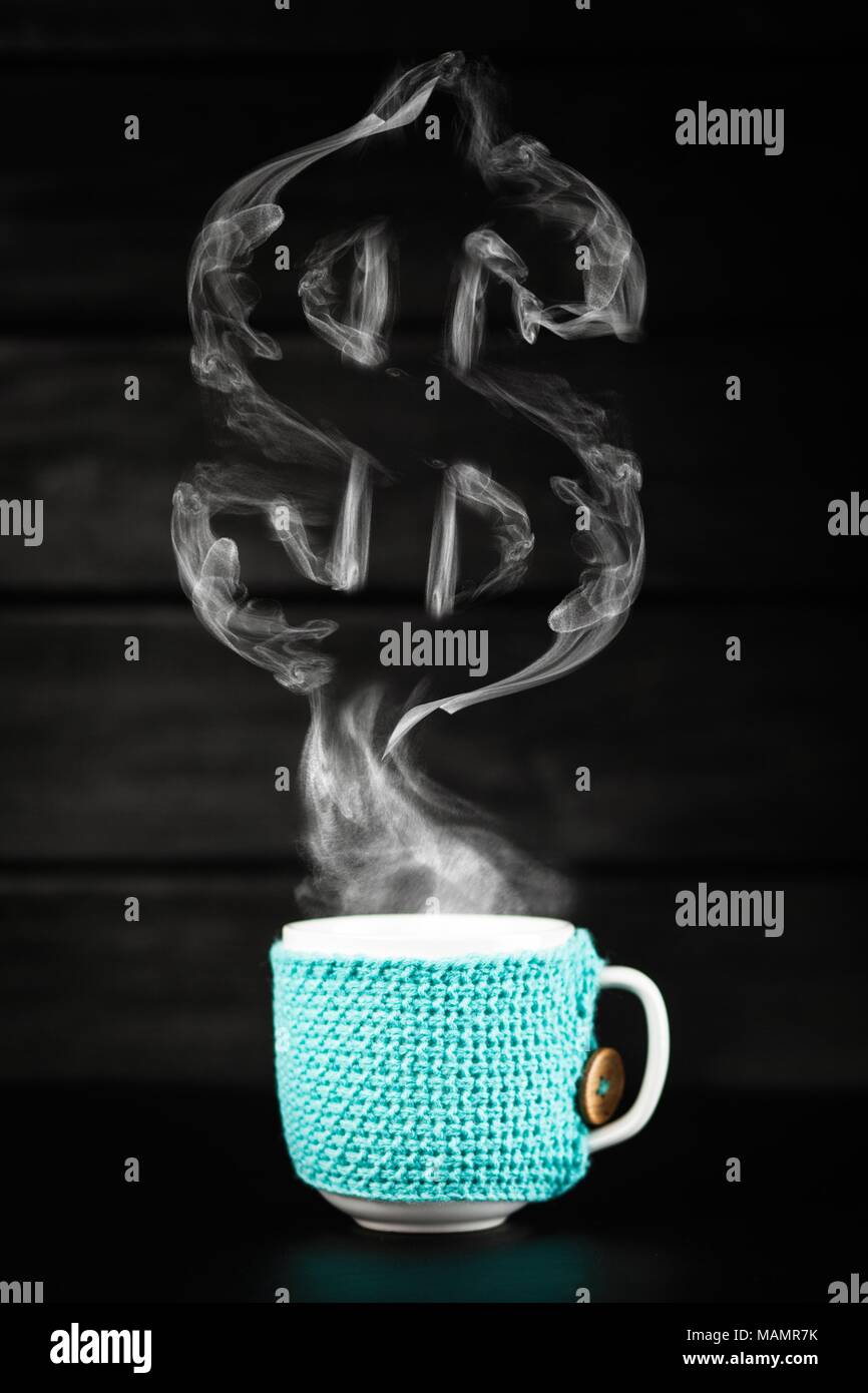 Blue coffee mug Stock Photo - Alamy