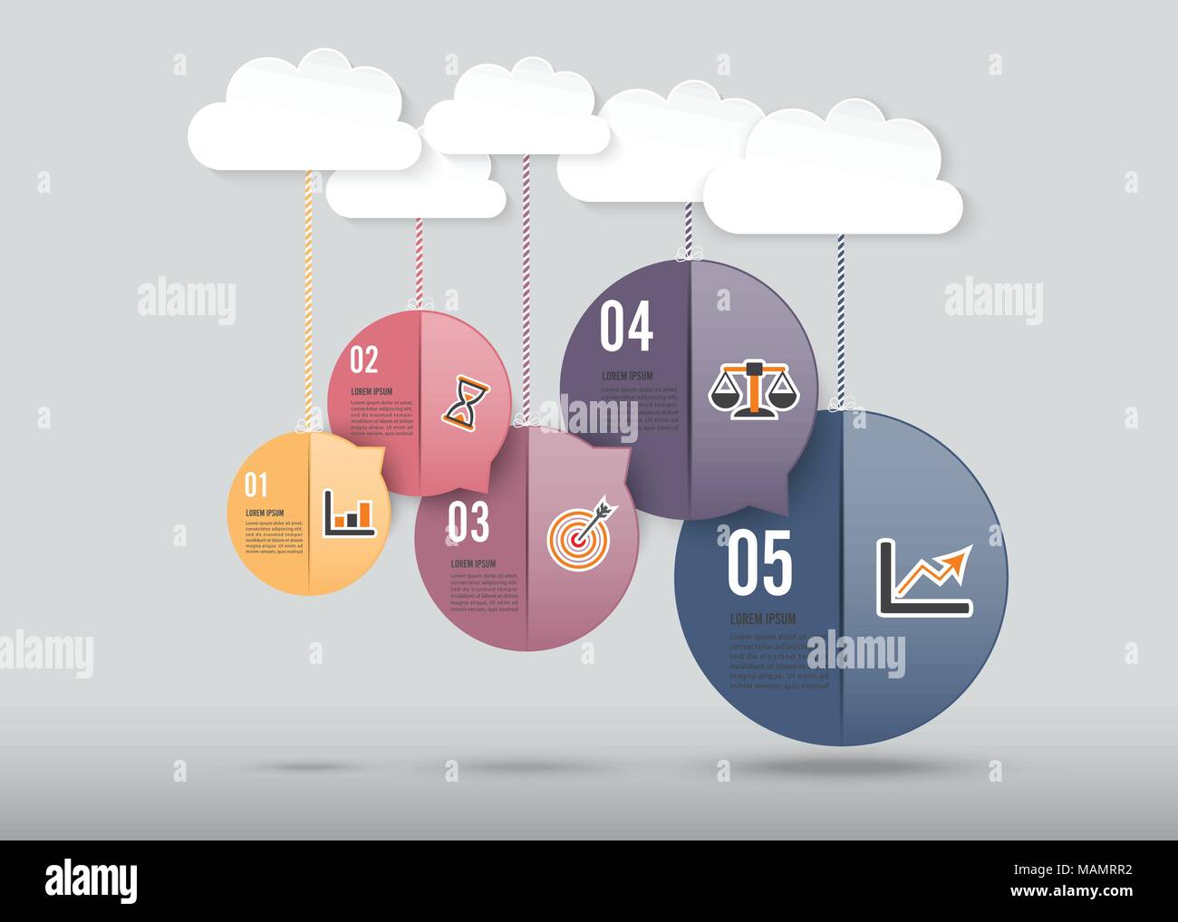 Infographics design vector and marketing icons can be used for workflow ...