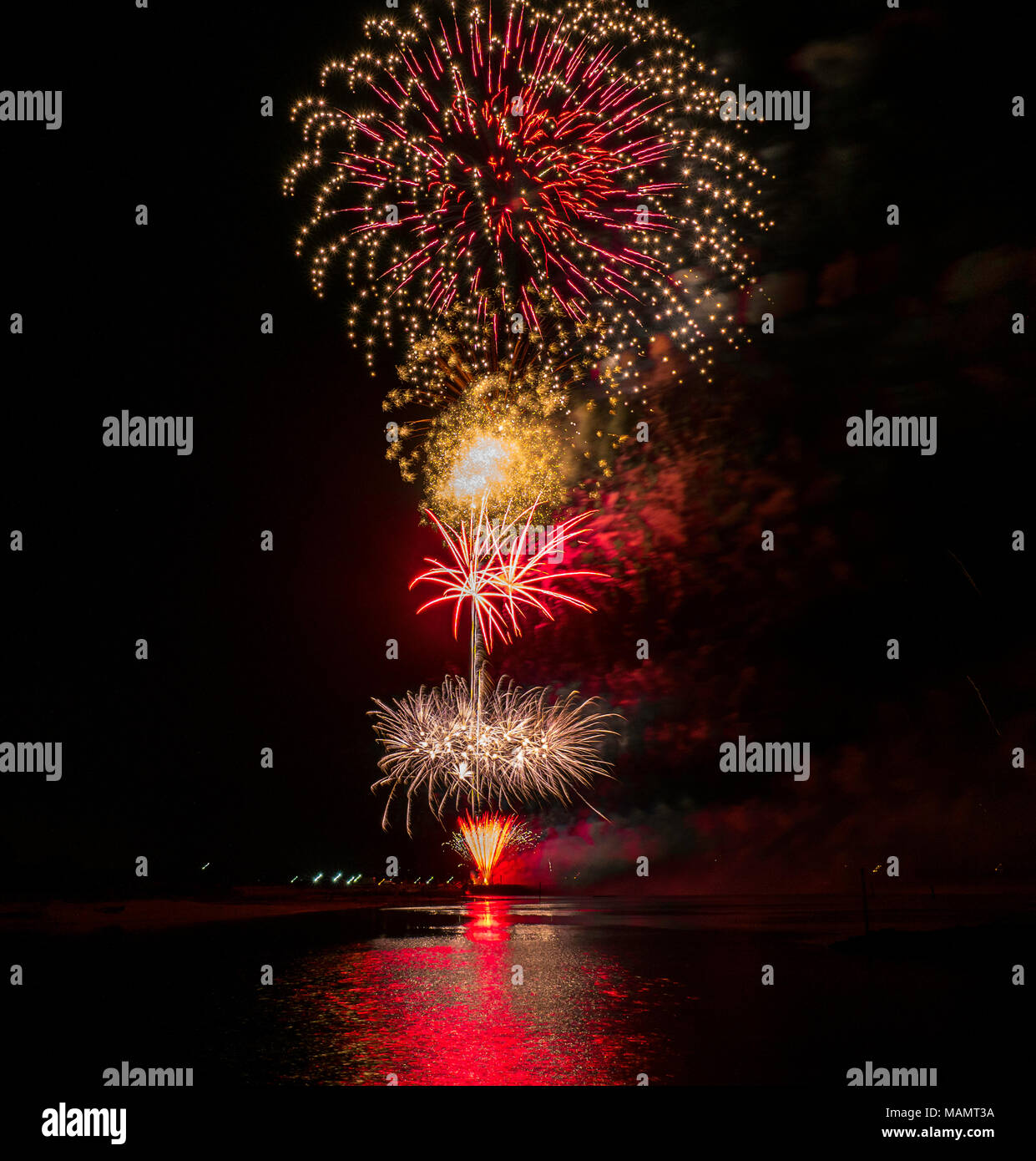 Irvine Illumination Fireworks 2017 Stock Photo - Alamy