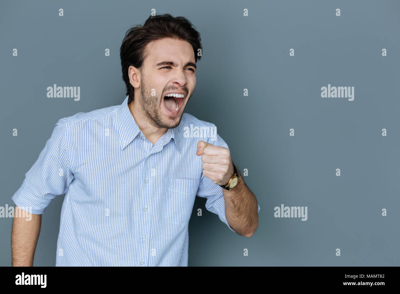 Young talented expressive man hi-res stock photography and images - Alamy