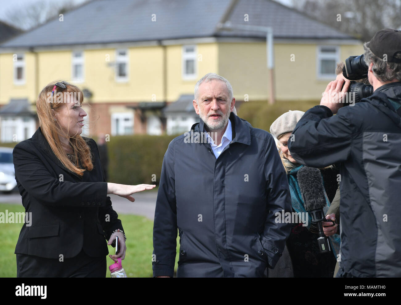 Labour leader Jeremy Corbyn and Shadow education secretary Angela ...