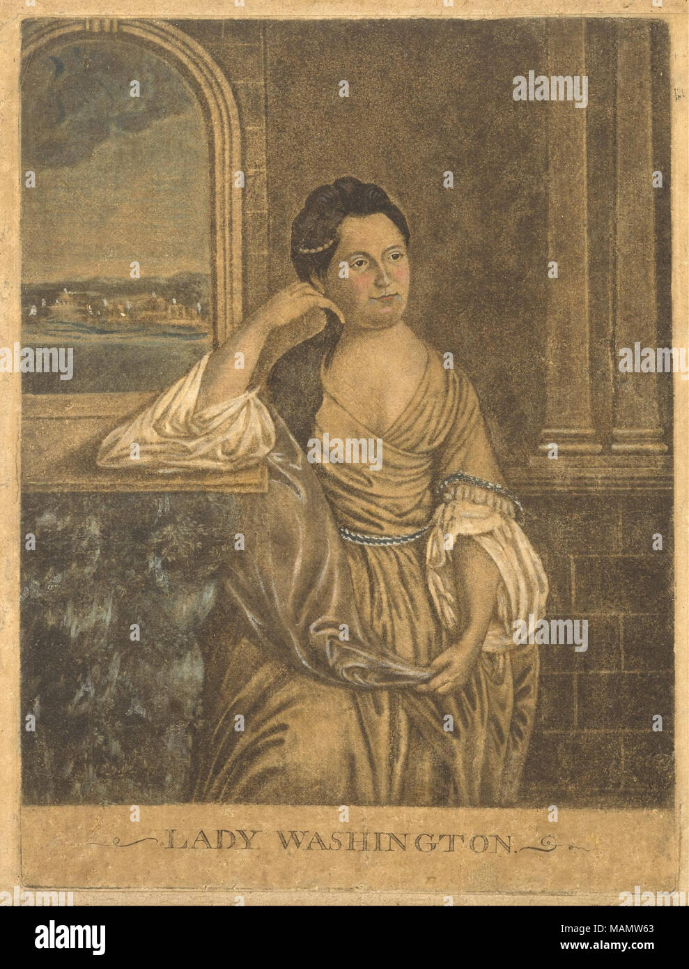 . English: Lady Washington . 1771/1781 Stock Photo - Alamy