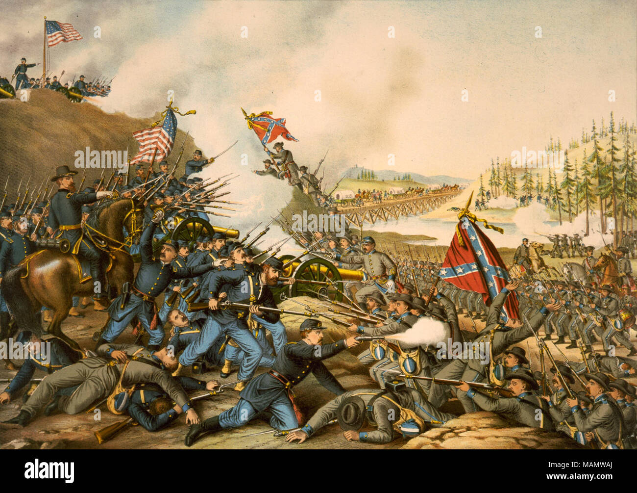 Battle of franklin 1864 hi-res stock photography and images - Alamy