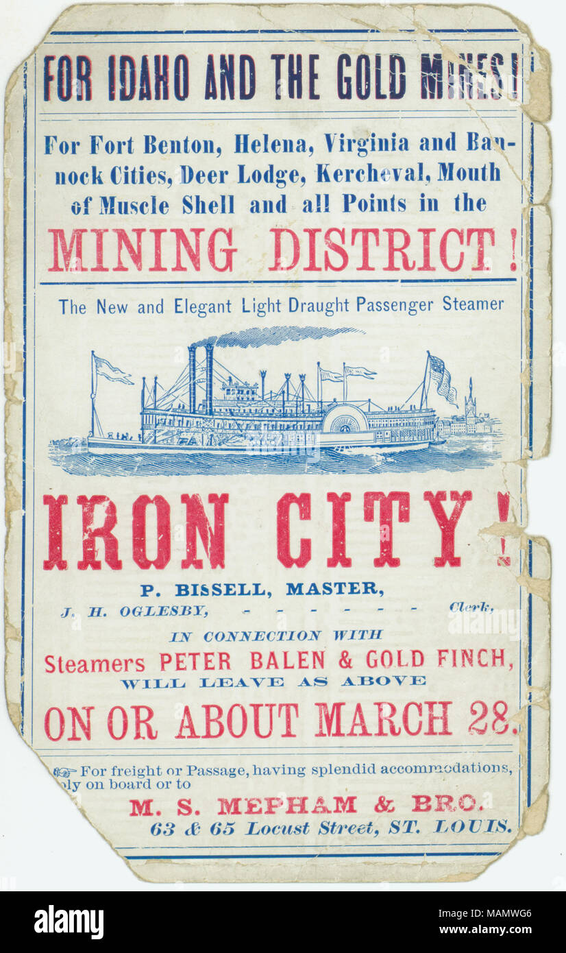 Map of iron river hi-res stock photography and images - Alamy
