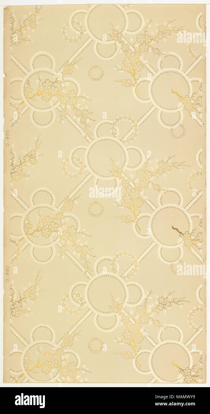 . Ceiling paper. 1880 Stock Photo - Alamy