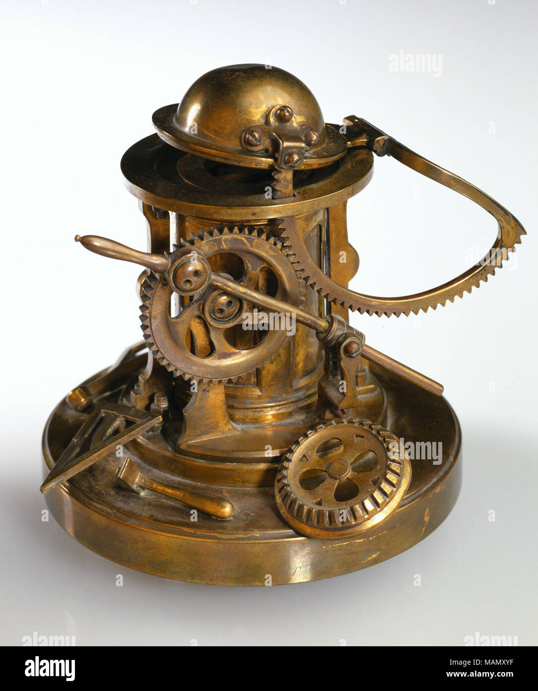 Workmen on the Eads bridge presented this brass inkwell it to Chief ...