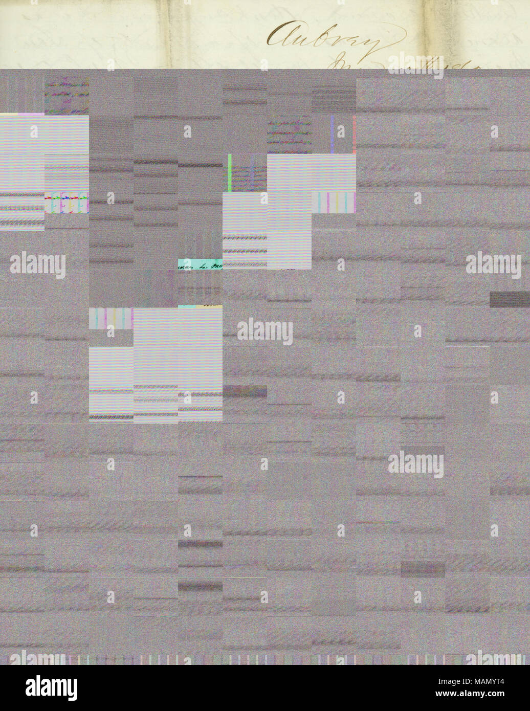 Letter from James E. Love, Aubrey, Kansas, to Molly, page 1, May 17 ...