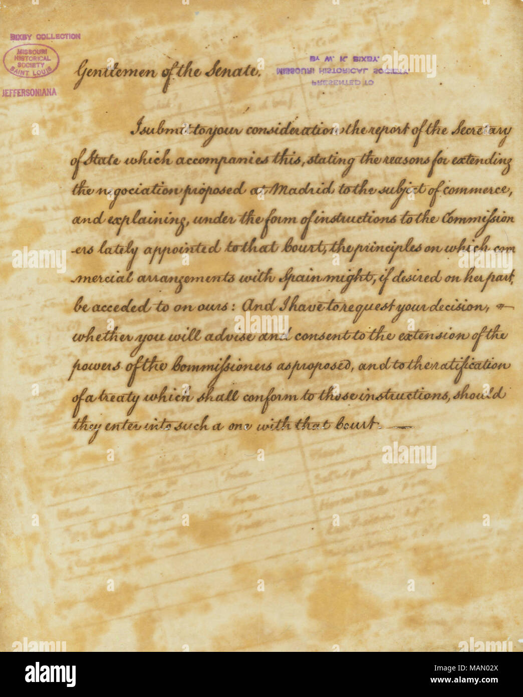 The papers of thomas jefferson hi-res stock photography and images - Alamy