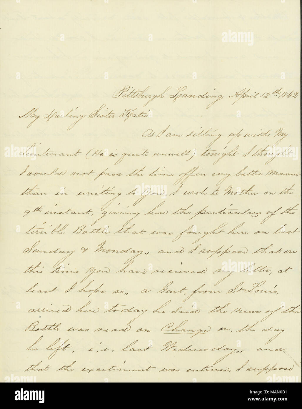 Battle of shiloh hi-res stock photography and images - Alamy