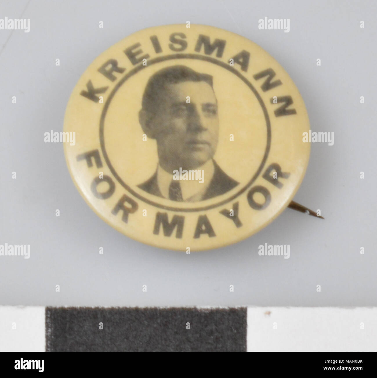 Political button promoting Frederick H. Kreismann for Mayor of St ...
