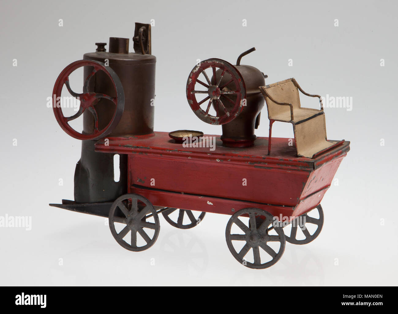 Tin toy steam pumper wagon. Title: Tin Toy Steam Pumper . between 1860 ...