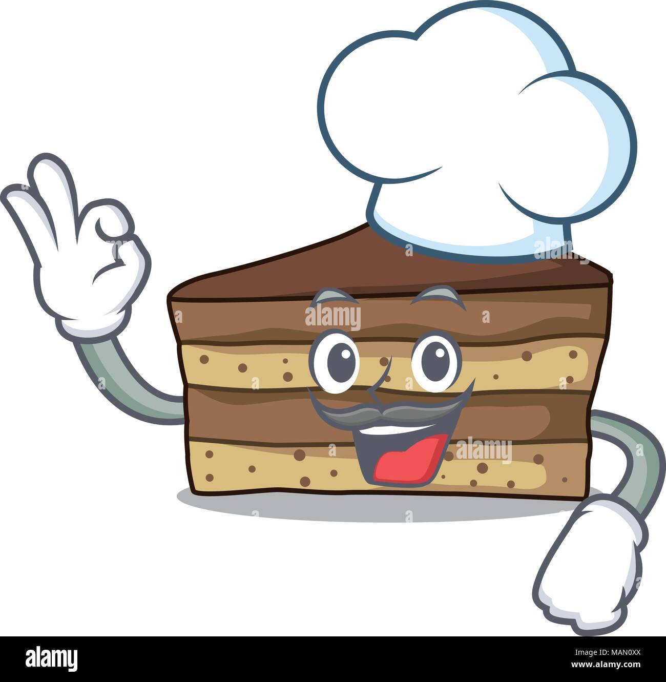 Cartoon tiramisu Cut Out Stock Images & Pictures - Alamy