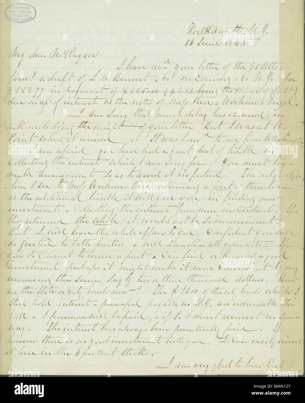 June 1845 hi-res stock photography and images - Alamy