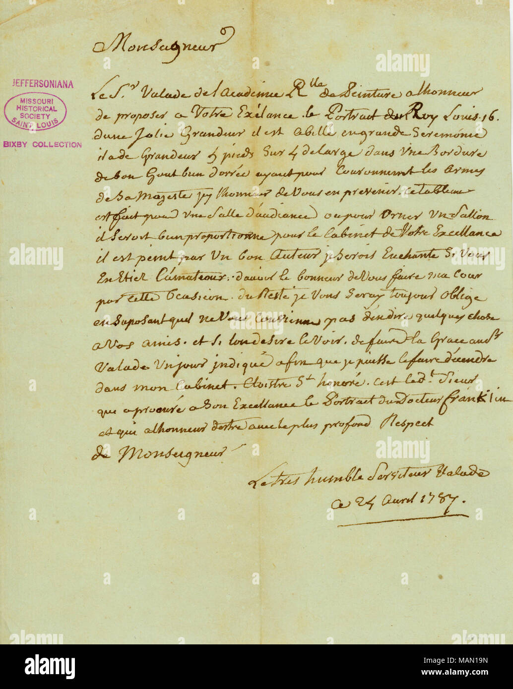 With portrait of king louis xvi hi-res stock photography and images - Alamy