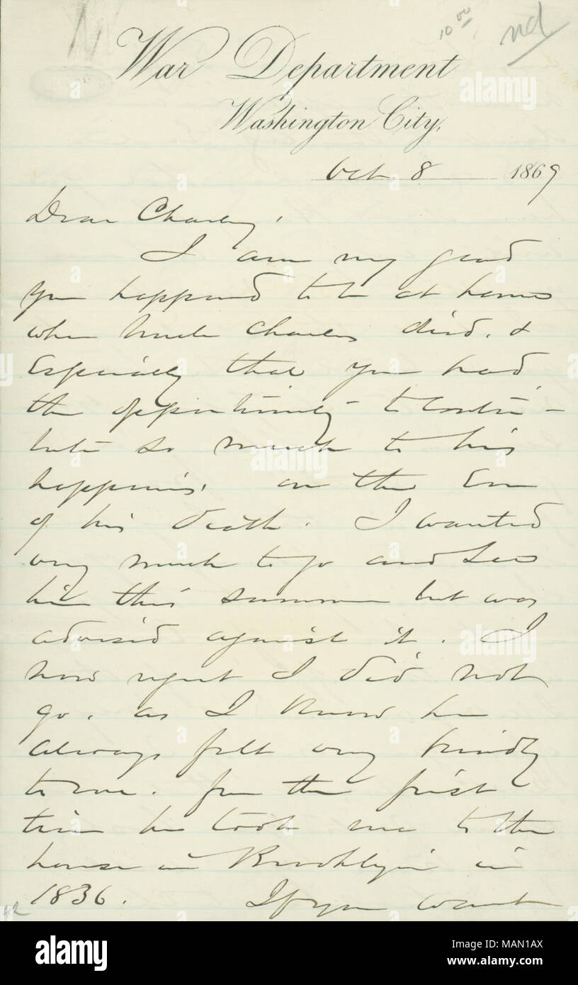 Art & Collectibles Original Handwritten 1891 Letter Between Cousins ...