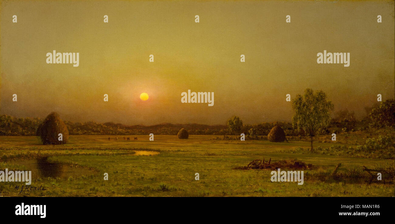 . English: Marsh Sunset, Newburyport, Massachusetts Stock Photo - Alamy