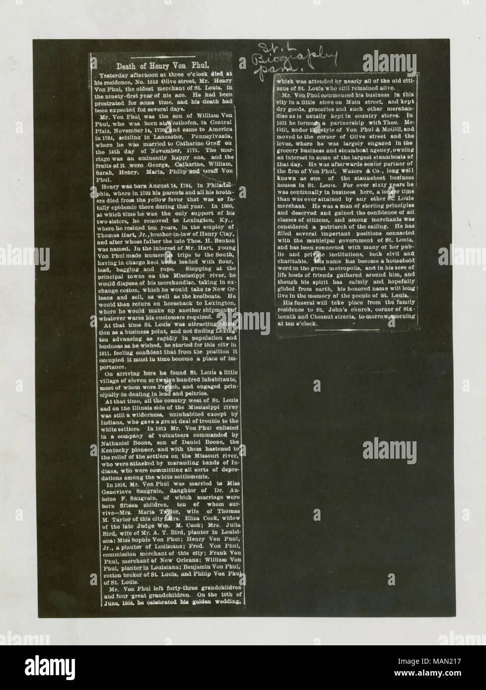 Henry von phul hi-res stock photography and images - Alamy