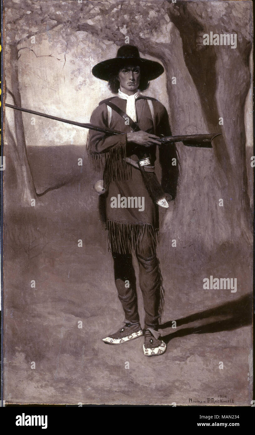 . Daniel Boone, Pioneer Scout Stock Photo - Alamy