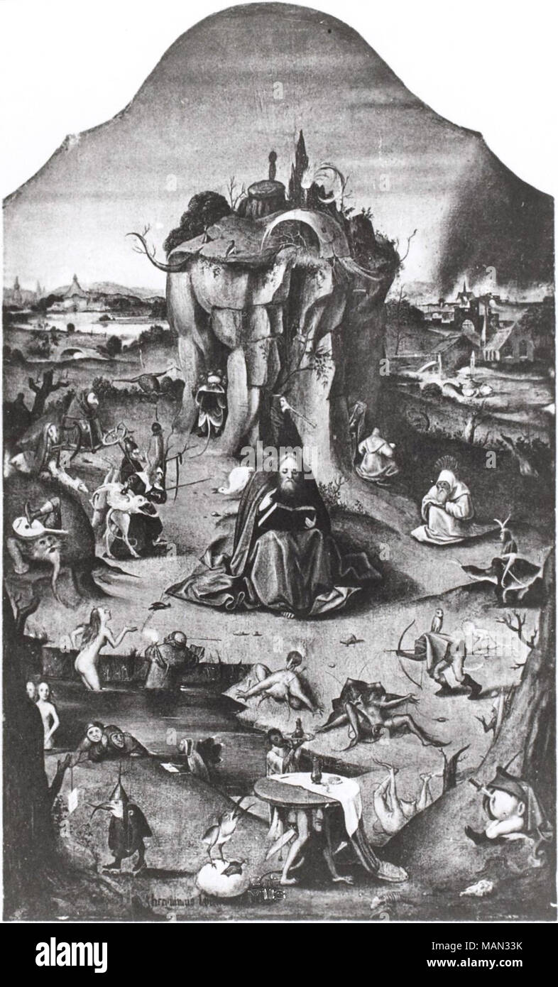 . The Temptation of Saint Anthony Stock Photo - Alamy