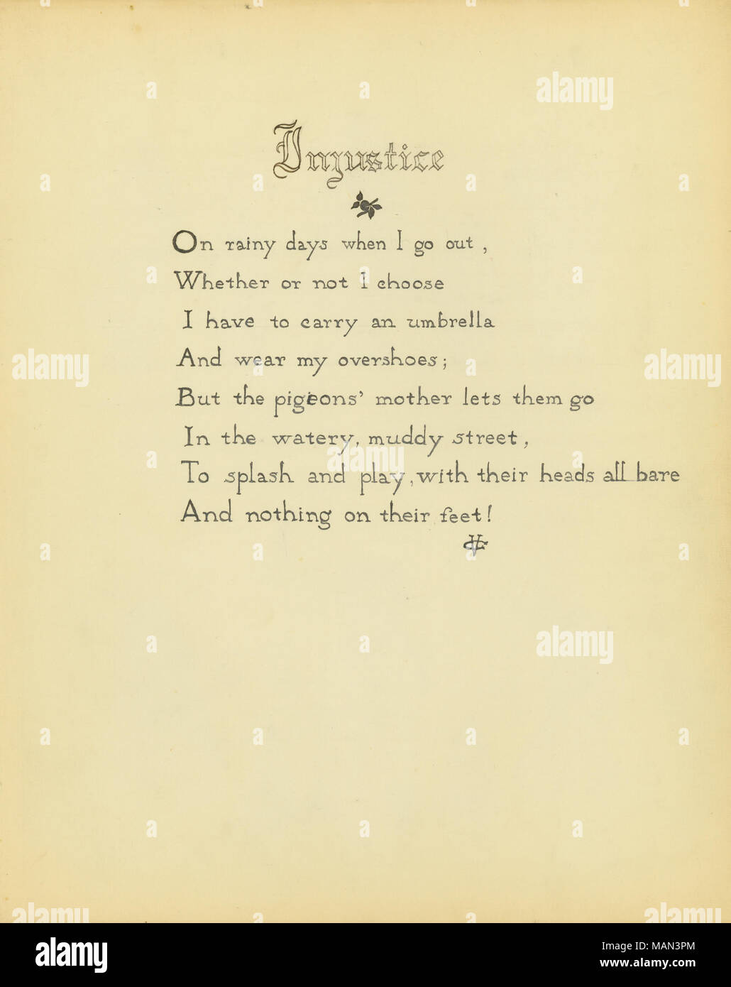 'Injustice,' poem by Vine Colby. Title:The Potter's Wheel, Volume 2 ...