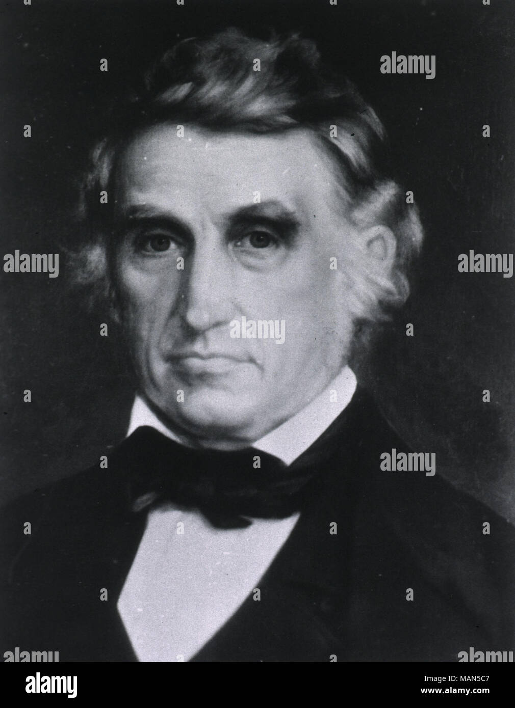 Dr. William Beaumont (1785-1853) portrait, head and shoulders, full ...
