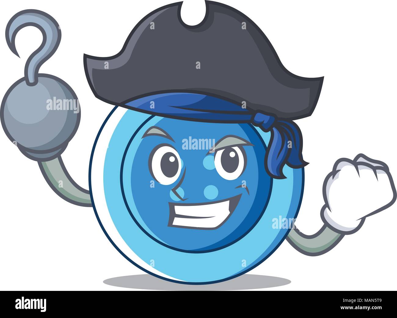 Pirate clothing button character cartoon Stock Vector Image & Art - Alamy