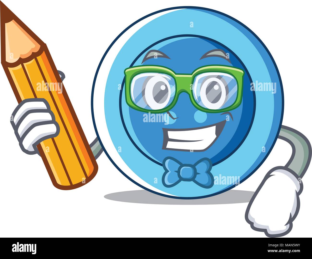 Student clothing button character cartoon Stock Vector Image & Art - Alamy