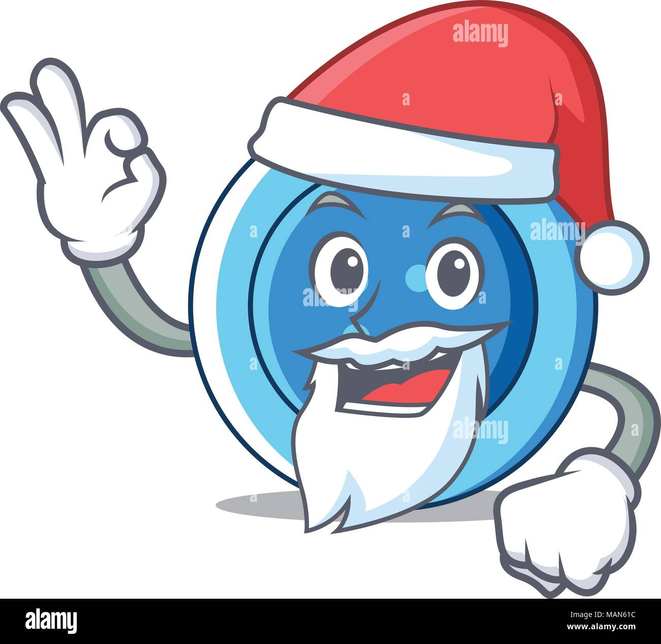 Santa clothing button character cartoon Stock Vector Image & Art - Alamy