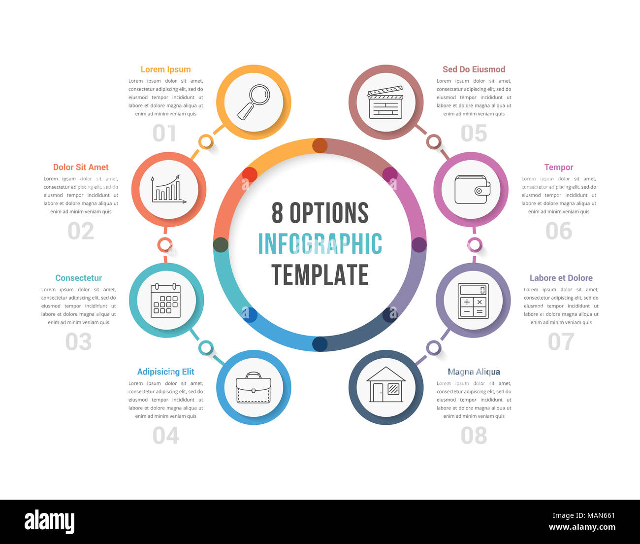 Circle Infographic Template