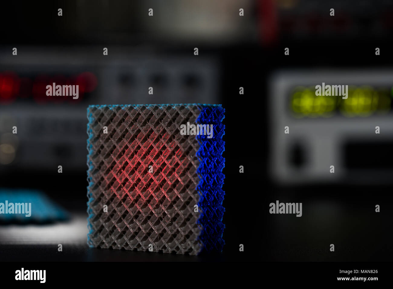 example of metamaterials in physics laboratory Stock Photo - Alamy
