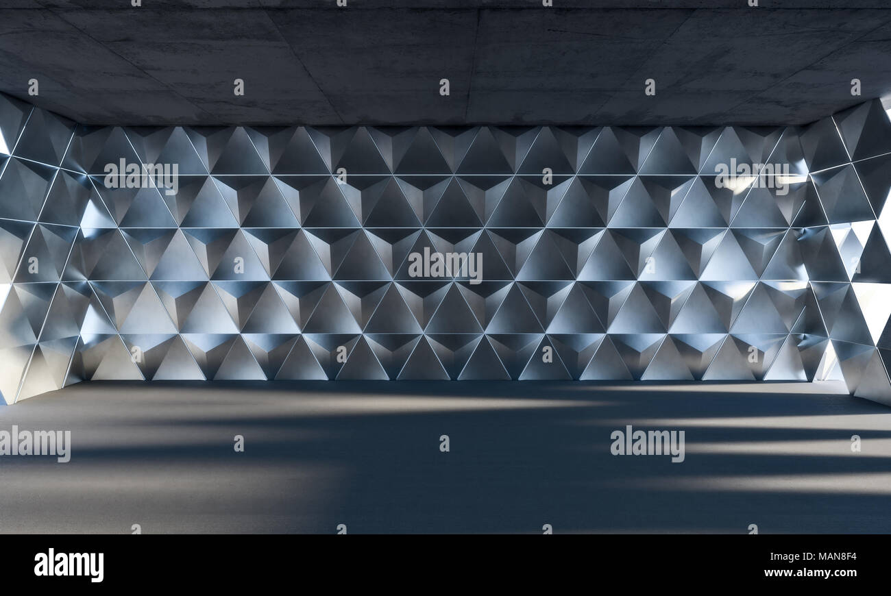 Triangle shape pattern geometry floor hi-res stock photography and ...