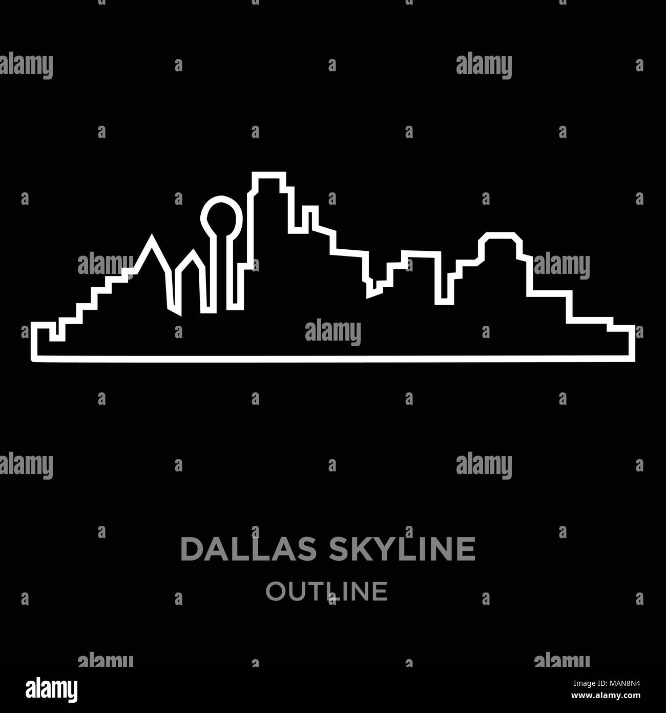 Beautiful dallas downtown skyline on hi-res stock photography and ...