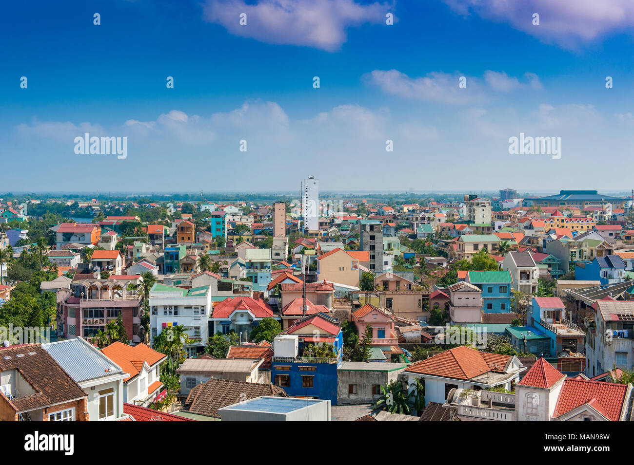 View of Hue town and cityskyline. HUE. VIETNAM Stock Photo - Alamy