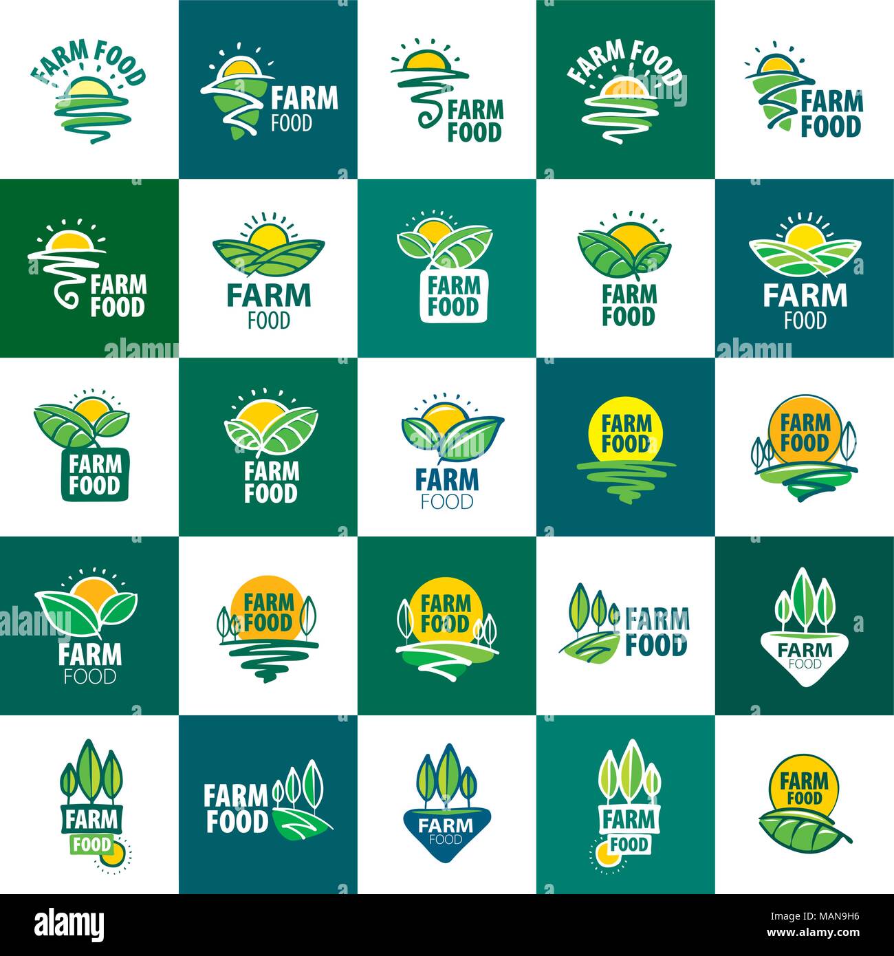 logo farm food Stock Vector Image & Art - Alamy