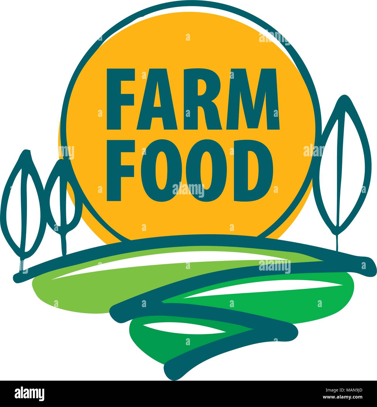 logo farm food Stock Vector Image & Art - Alamy